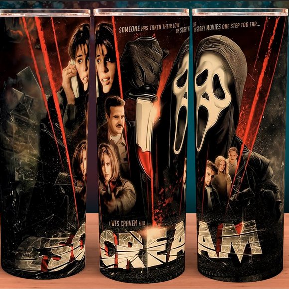 Handmade | Dining | Scream Ghostface Halloween Scary Movie Horror Cup ...